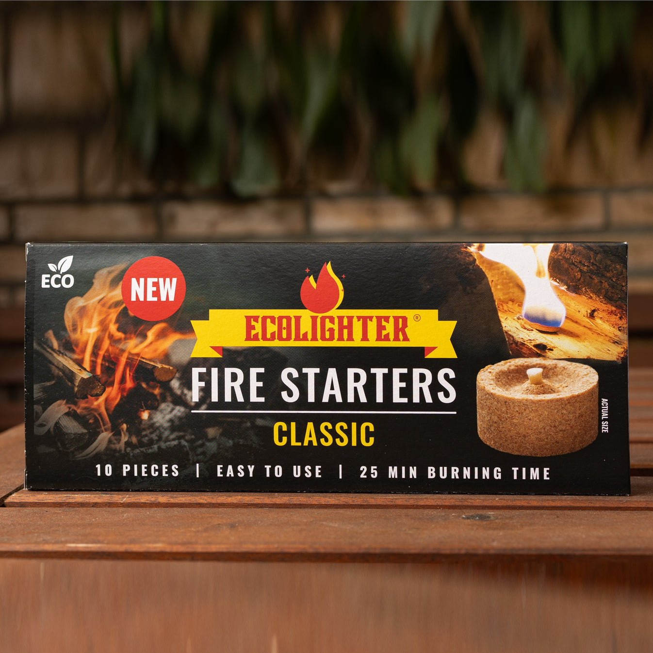 Ecolighter 30 pieces - Eco firelighter for BBQ, planchas and fireplaces ...